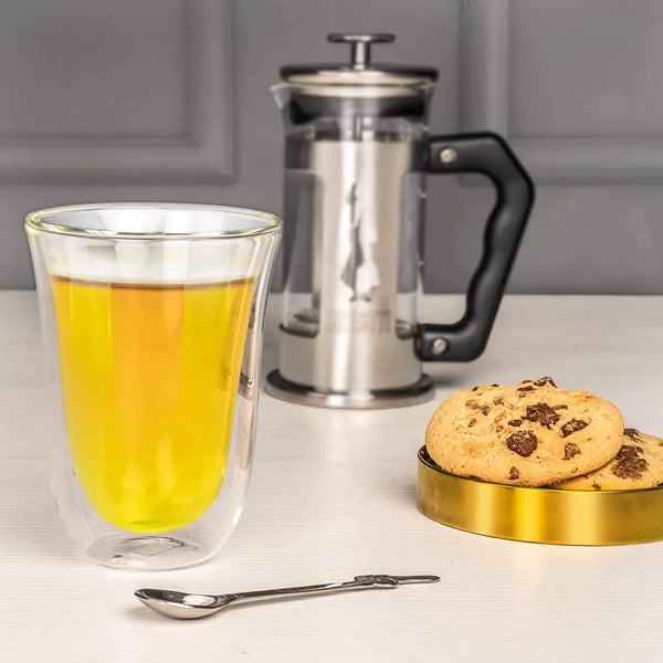 Bialetti Florence Double Wall Glass Heat Resistant | Latteholic